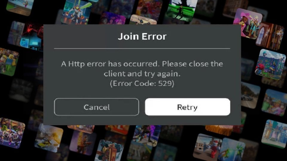 Что означает ошибка 529 в Роблоксе - CQ