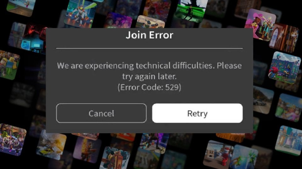 Что означает ошибка 529 в Роблоксе - CQ