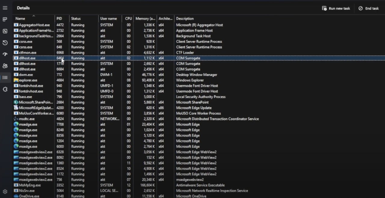 Что такое dllhost.exe - CQ