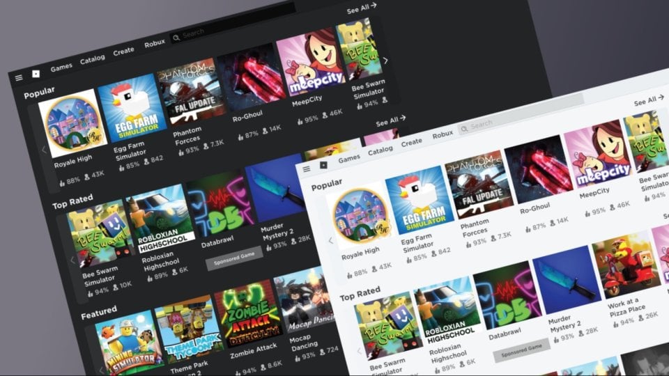 Темная тема в Roblox - CQ