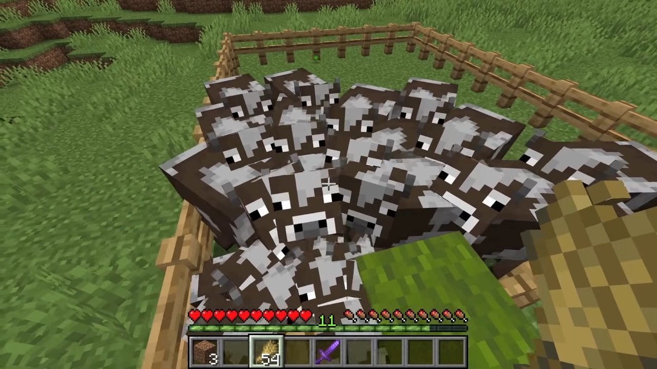 Ферма коров Minecraft: строительство, размножение, добыча ресурсов - CQ